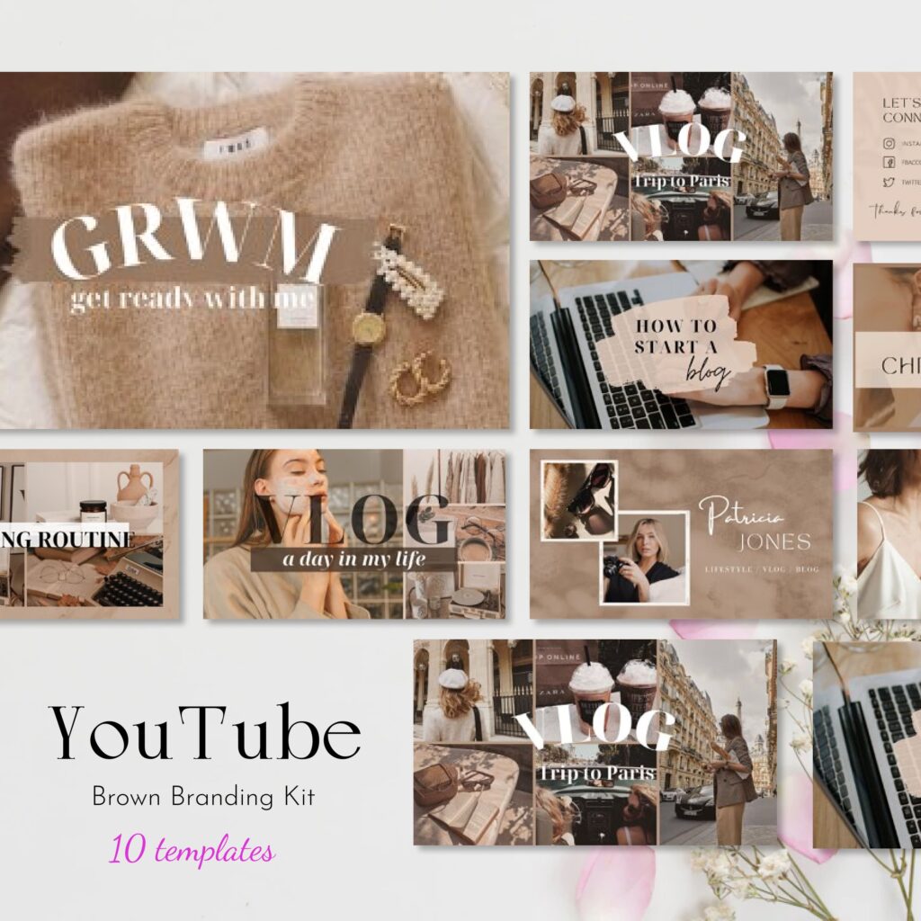 YouTube Channel Branding Kit | Master Bundles