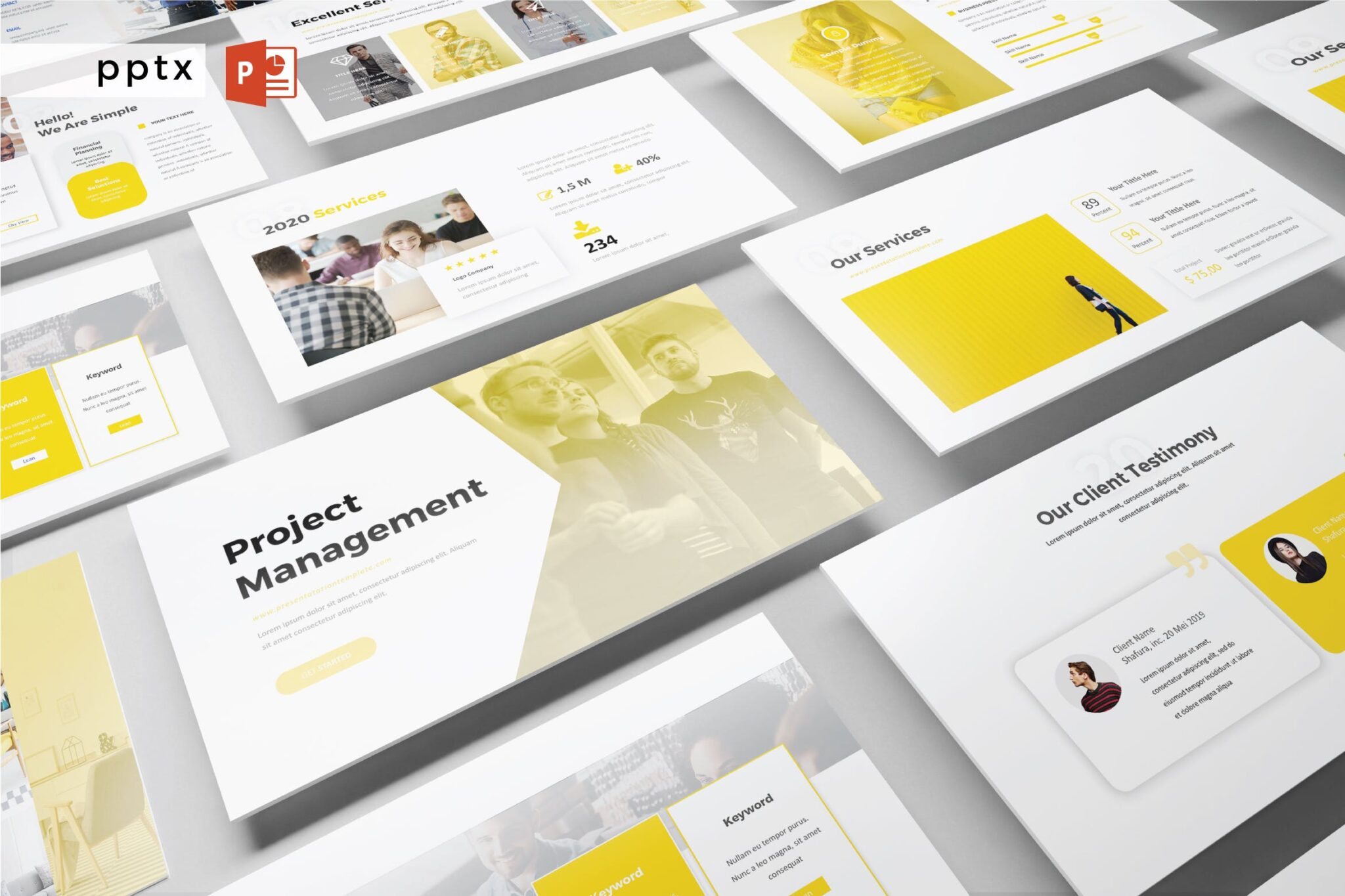 Project Management Powerpoint Template – MasterBundles