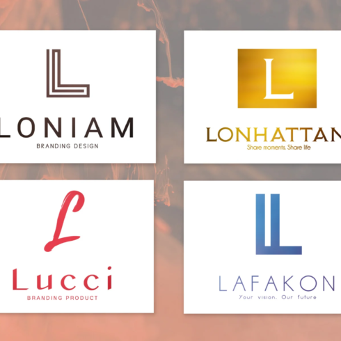 20 "L" Letter Alphabetic Logos | Master Bundles