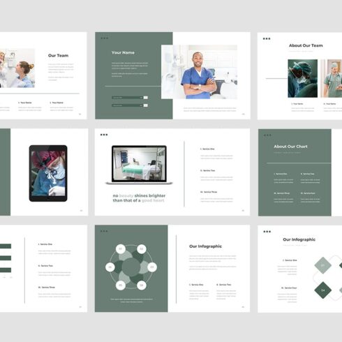 Placie - Medical Surgery Powerpoint Template | Master Bundles