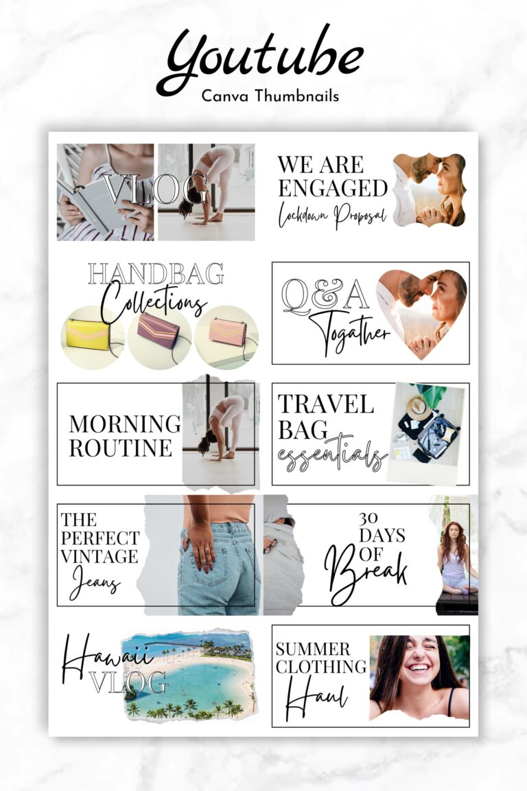Canva YouTube Thumbnails Pack – MasterBundles