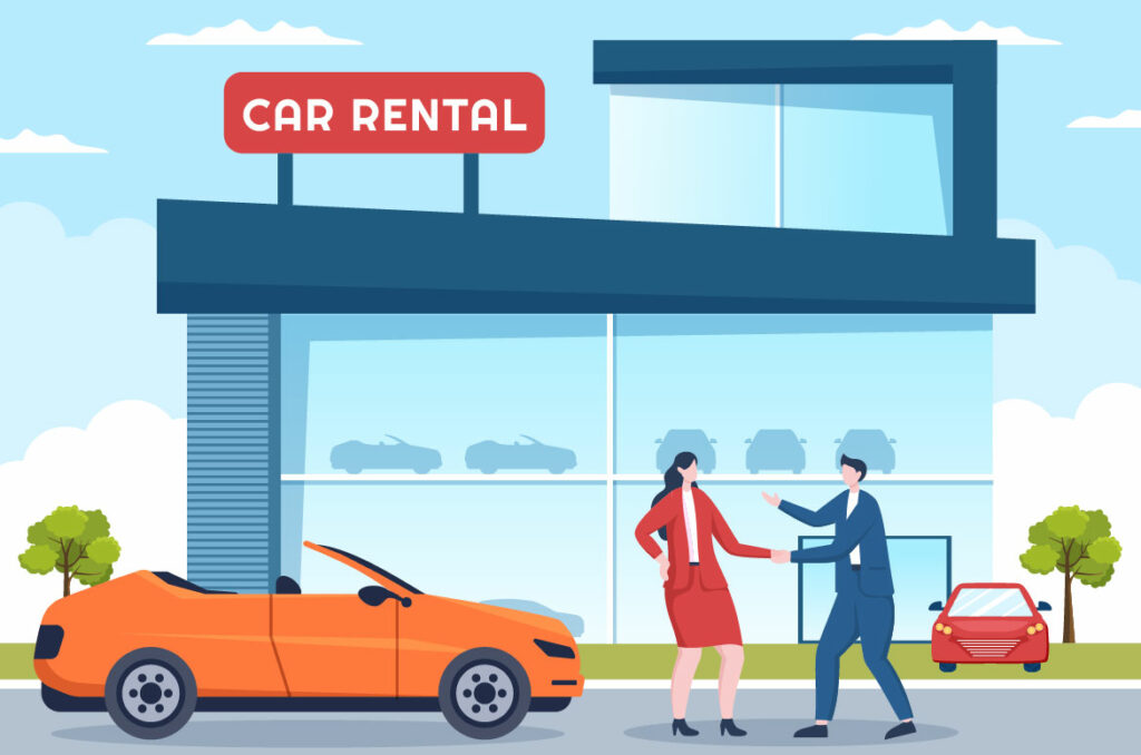 15 Car Rental Illustration - MasterBundles