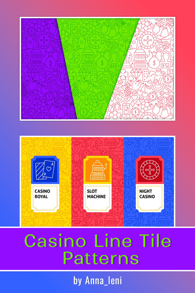 Casino Line Tile Patterns – MasterBundles