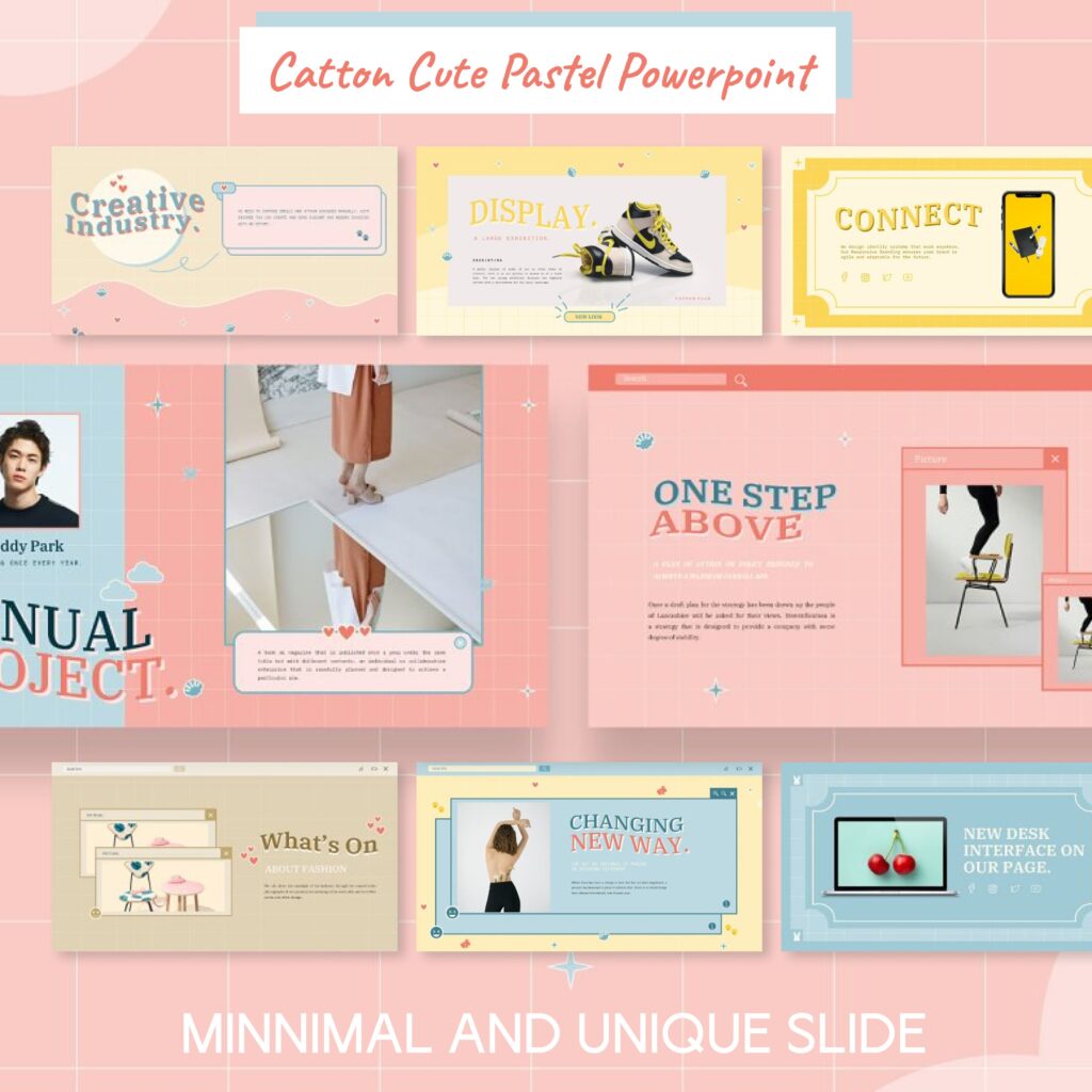 Free Pastel Cute Powerpoint Background – MasterBundles