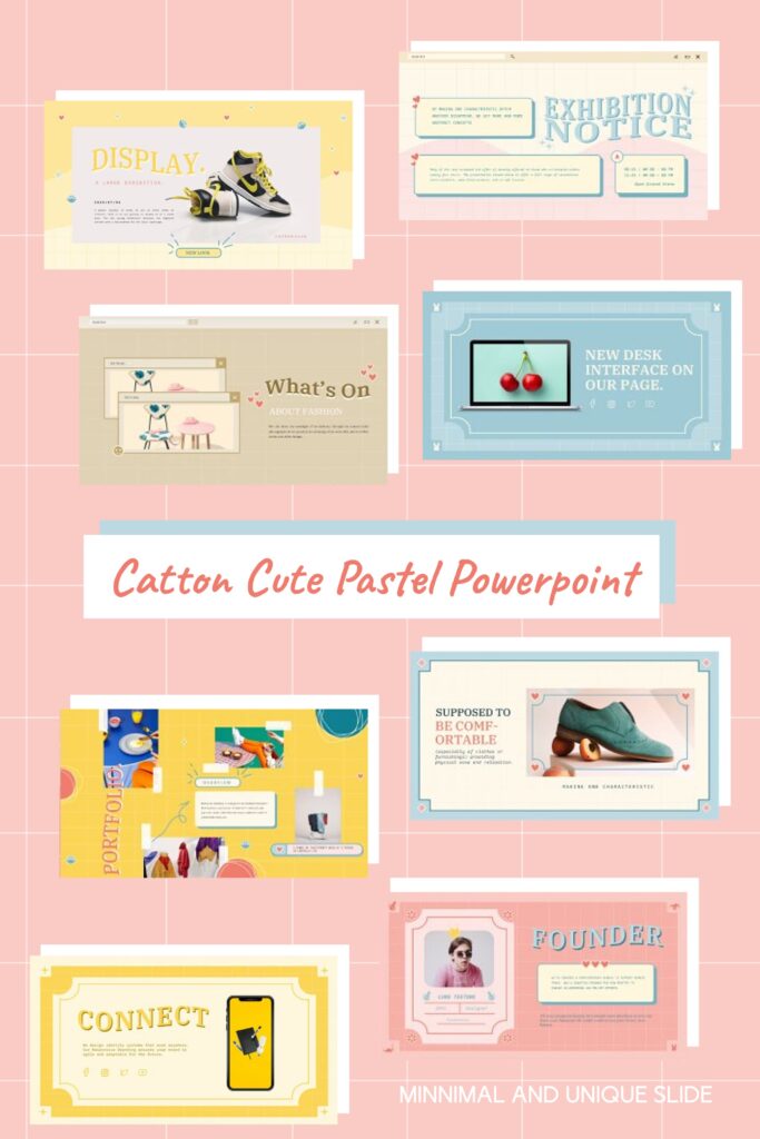 Catton Cute Pastel Powerpoint – MasterBundles