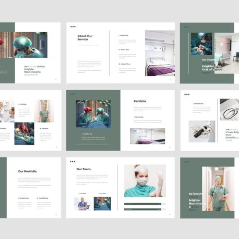 Placie - Medical Surgery Powerpoint Template | Master Bundles