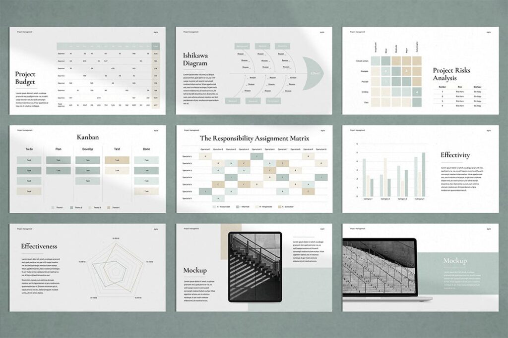 Project Management PowerPoint Presentation Template – MasterBundles