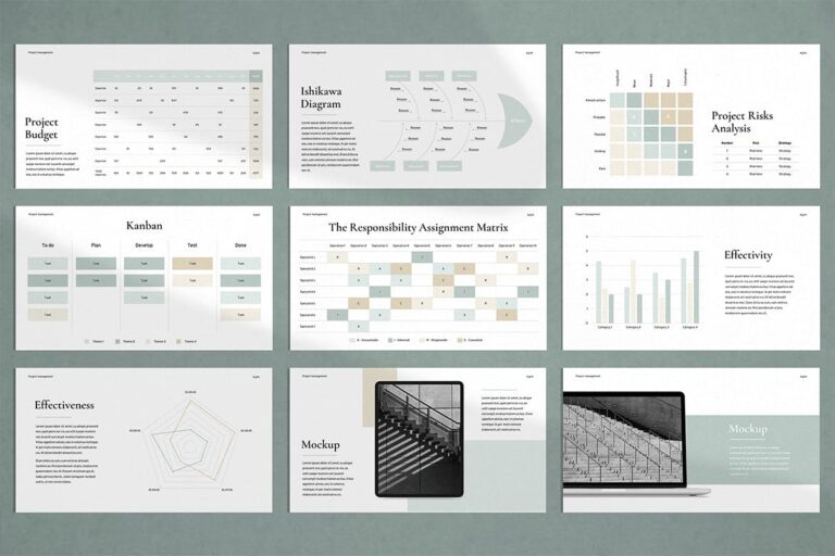 Project Management PowerPoint Presentation Template – MasterBundles