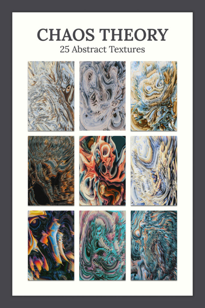 Chaos Theory - 25 Abstract Textures – MasterBundles