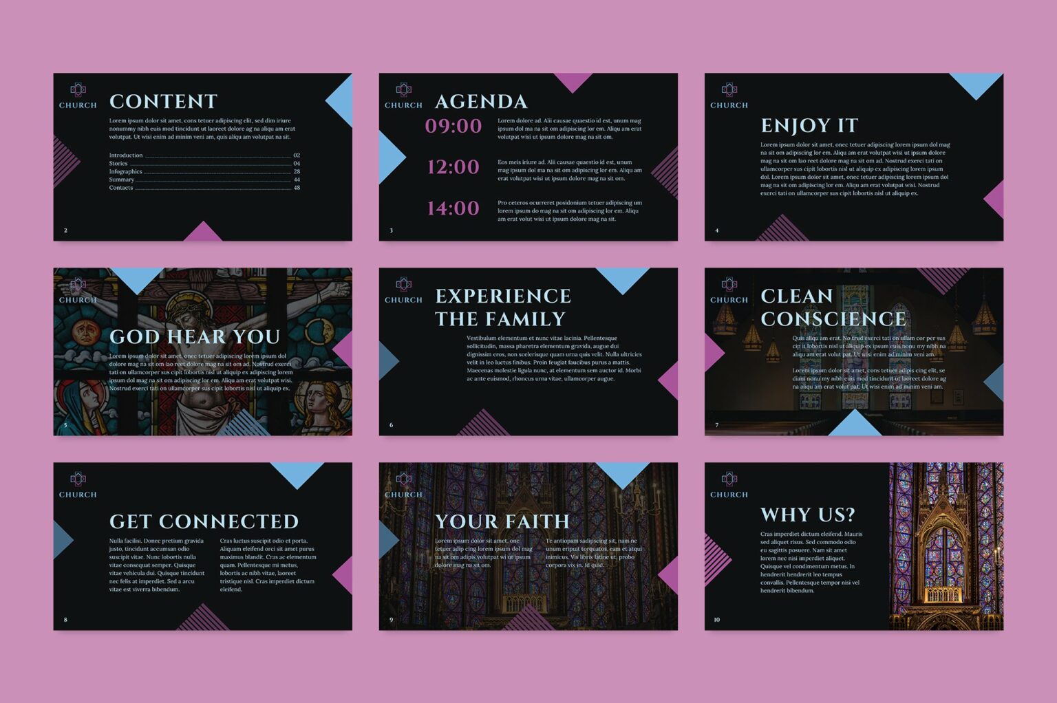 Presentation Church Template – MasterBundles