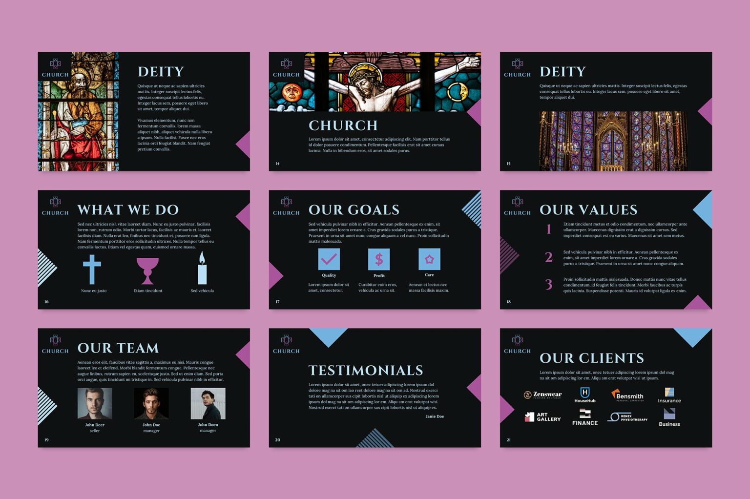 Presentation Church Template – MasterBundles