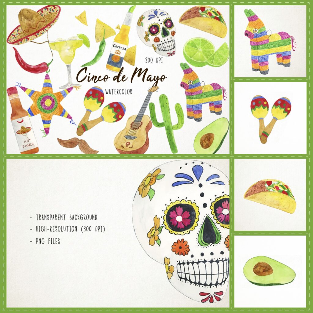 Viva Mexico Clipart Bundle – MasterBundles