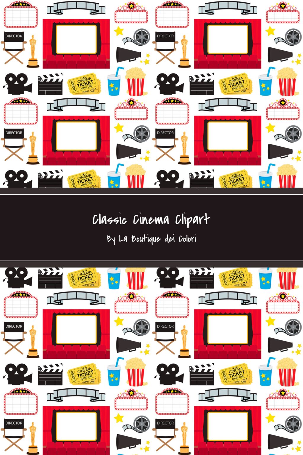 Classic Cinema Clipart – MasterBundles