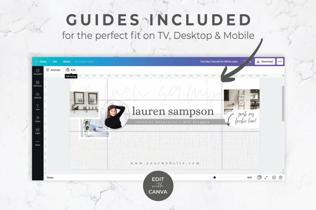 Youtube Channel Starter Kit for Canva – MasterBundles