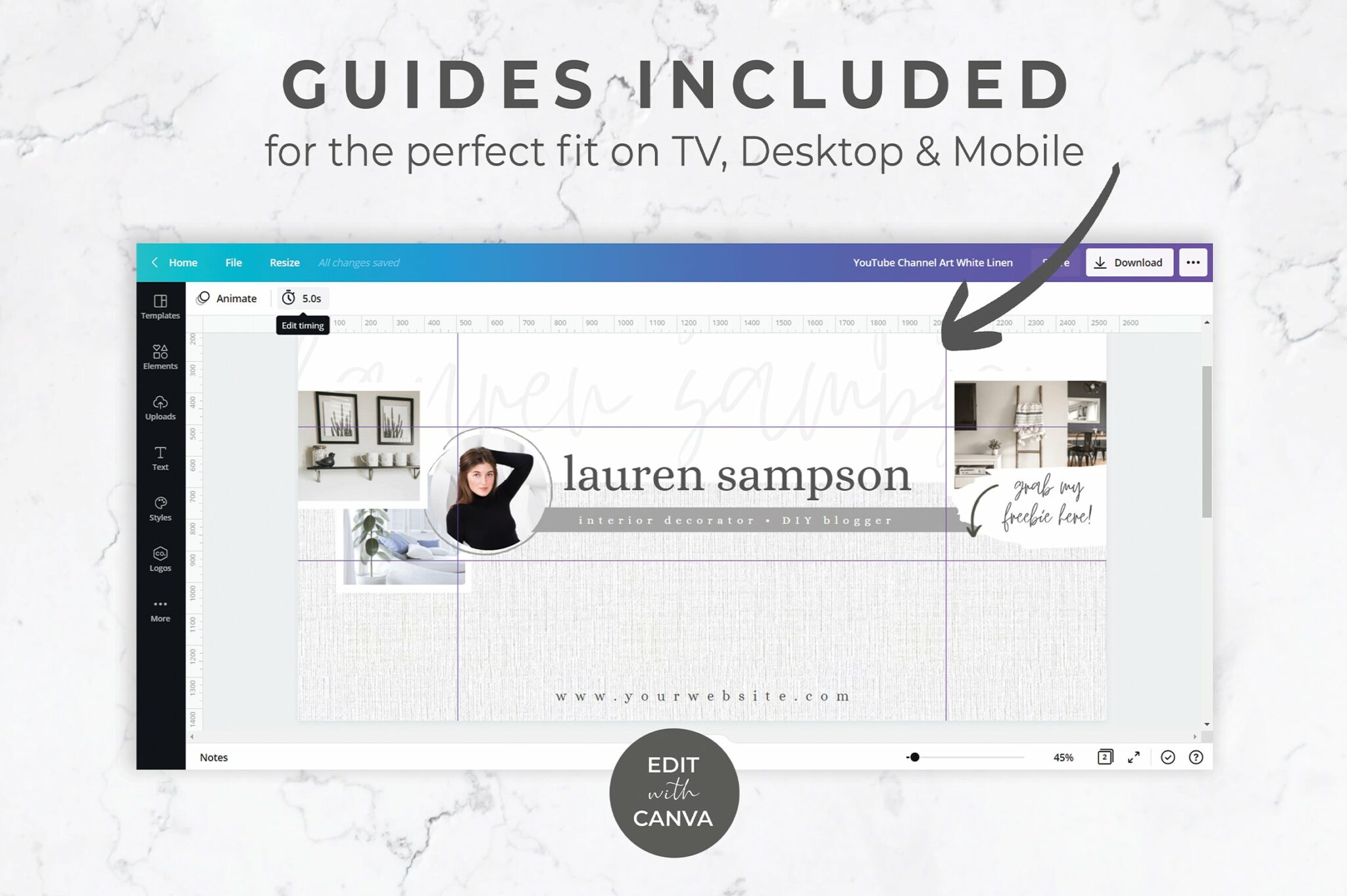 Youtube Channel Starter Kit for Canva – MasterBundles