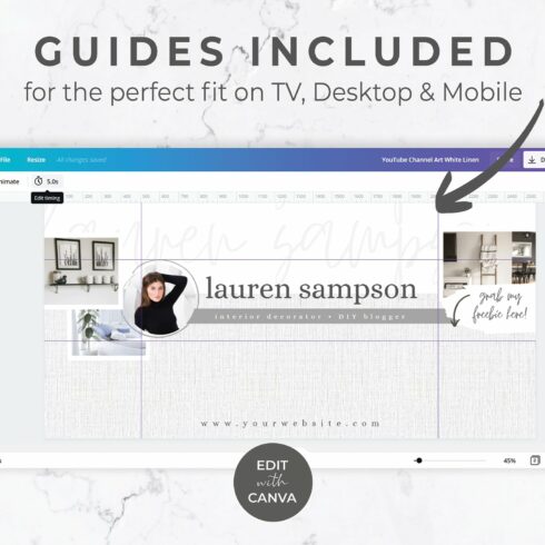 Youtube Channel Starter Kit for Canva | Master Bundles