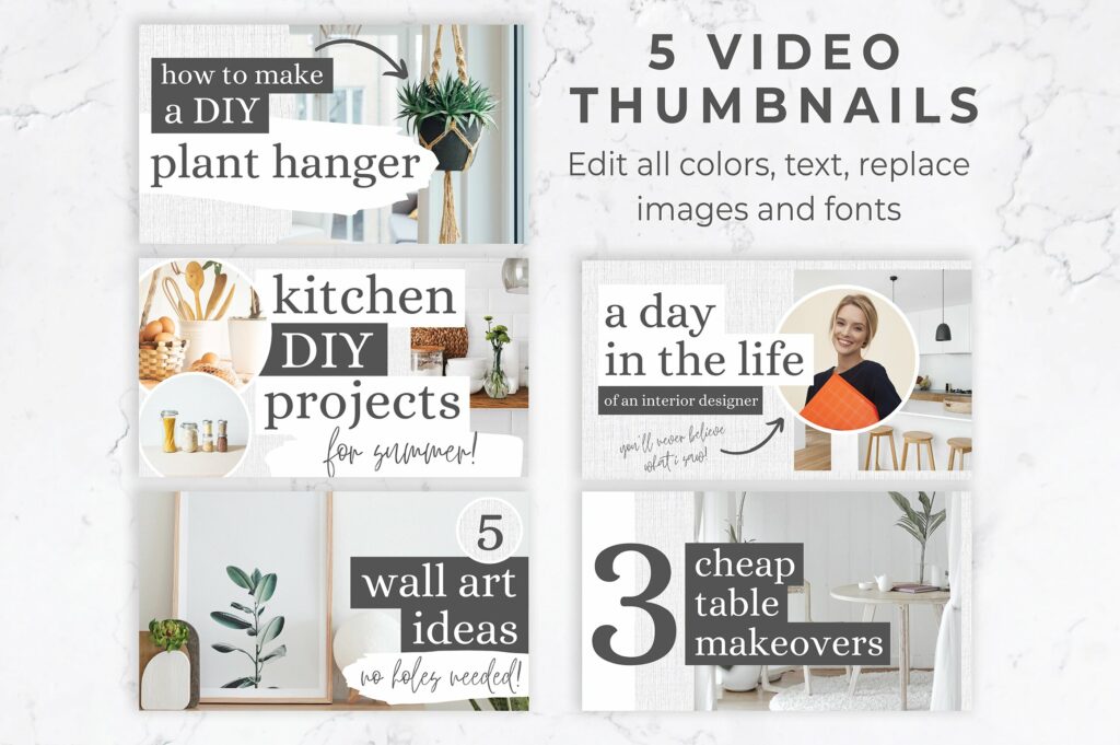 Youtube Channel Starter Kit for Canva – MasterBundles