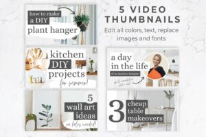 Youtube Channel Starter Kit for Canva | Master Bundles