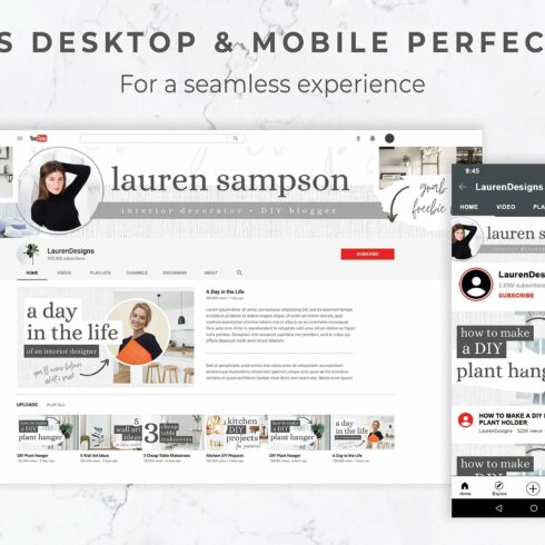 Youtube Channel Starter Kit for Canva | Master Bundles