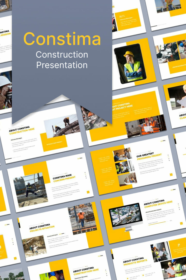 Constima Construction Presentation – MasterBundles