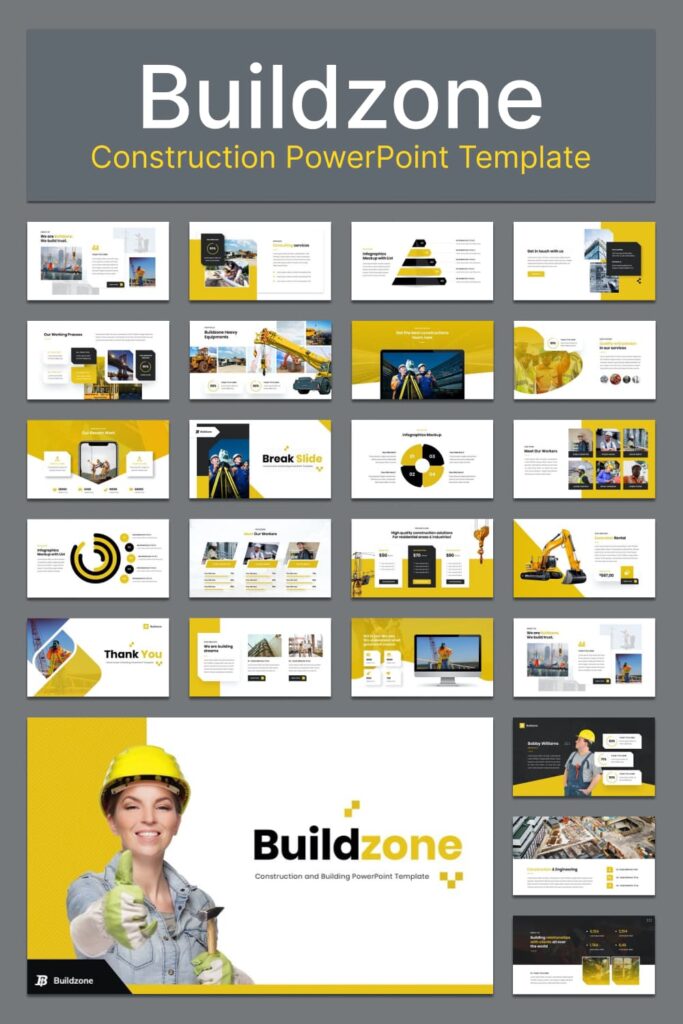 Construction PowerPoint Template – MasterBundles