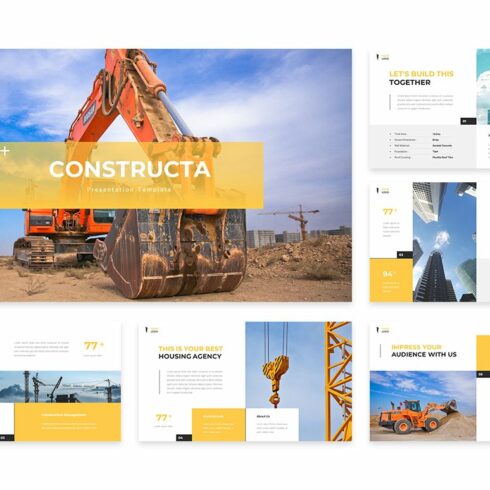 Constructa - Construction Powerpoint Template | Master Bundles
