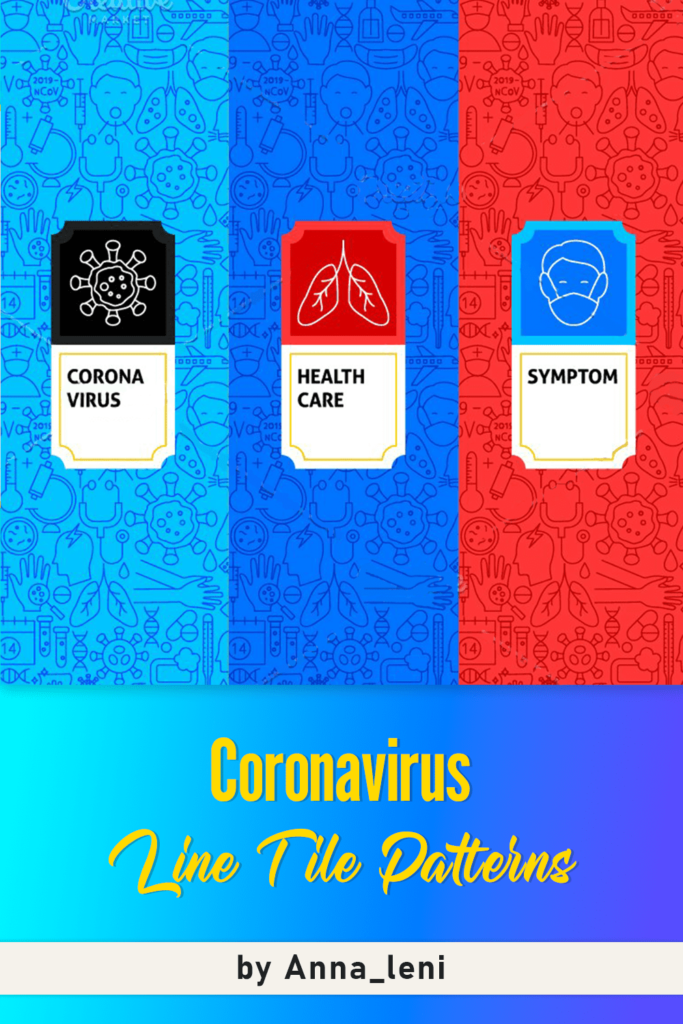 Coronavirus Line Tile Patterns – MasterBundles