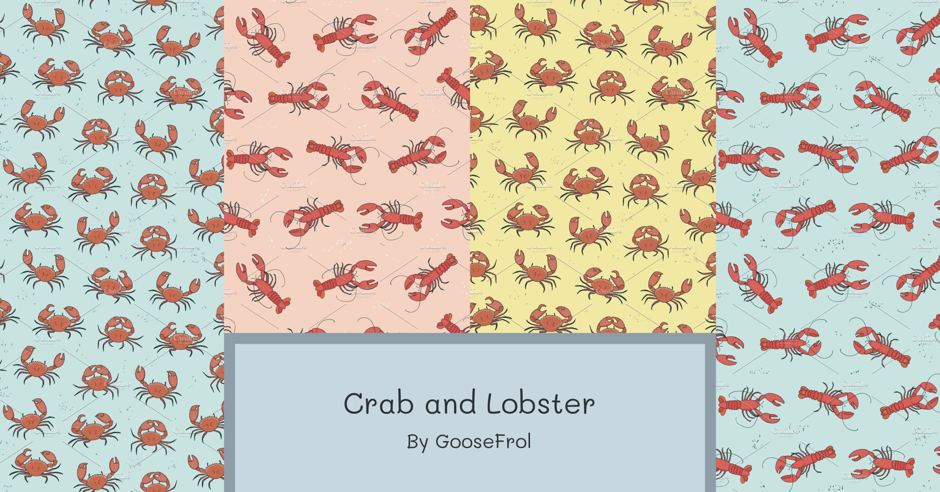 Crab and Lobster – MasterBundles