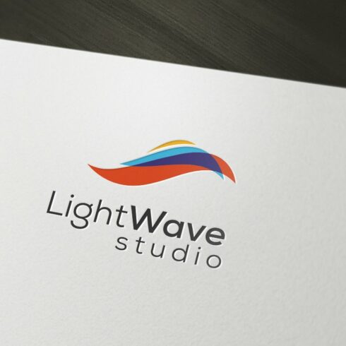 Light Wave Logo | MasterBundles