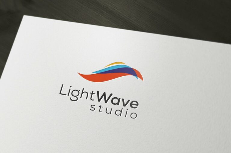 Light Wave Logo | MasterBundles