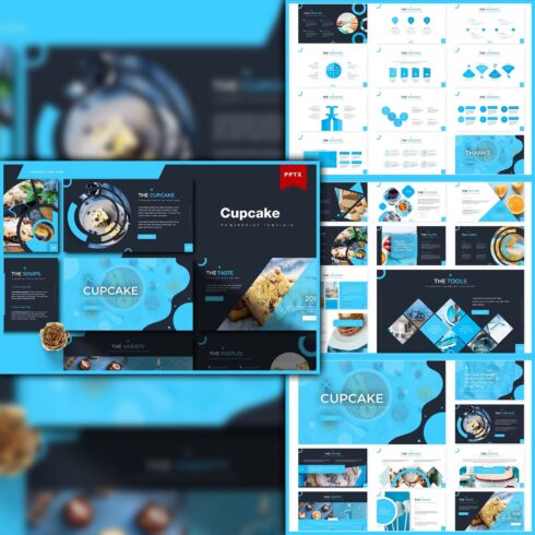 Cupcake Powerpoint Template – MasterBundles