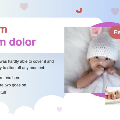 Cute Baby Google Slides Theme | Master Bundles