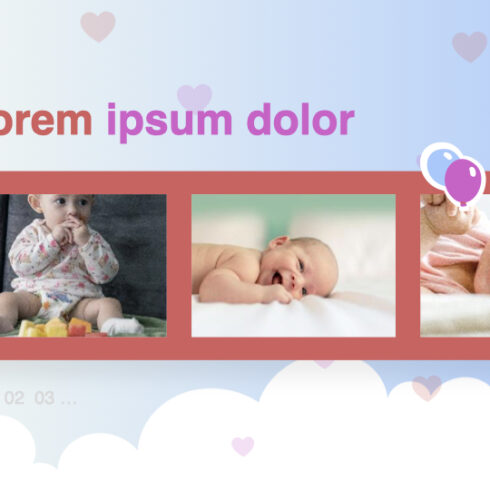 Cute Baby Google Slides Theme | Master Bundles