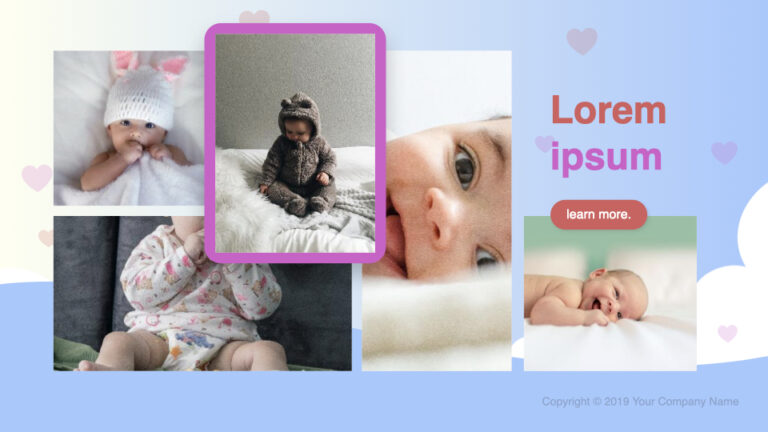 Cute Baby Google Slides Theme – MasterBundles
