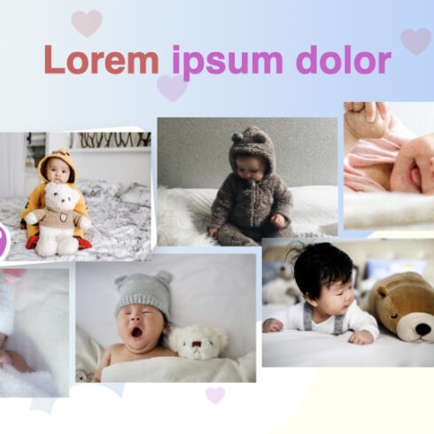 Cute Baby Google Slides Theme | Master Bundles