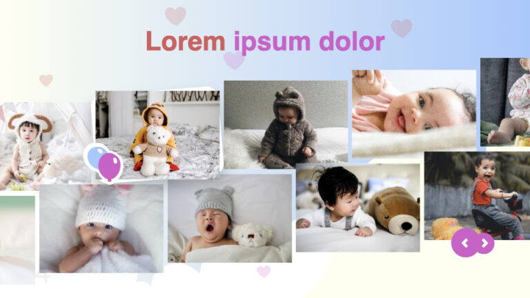 Cute Baby Google Slides Theme – MasterBundles