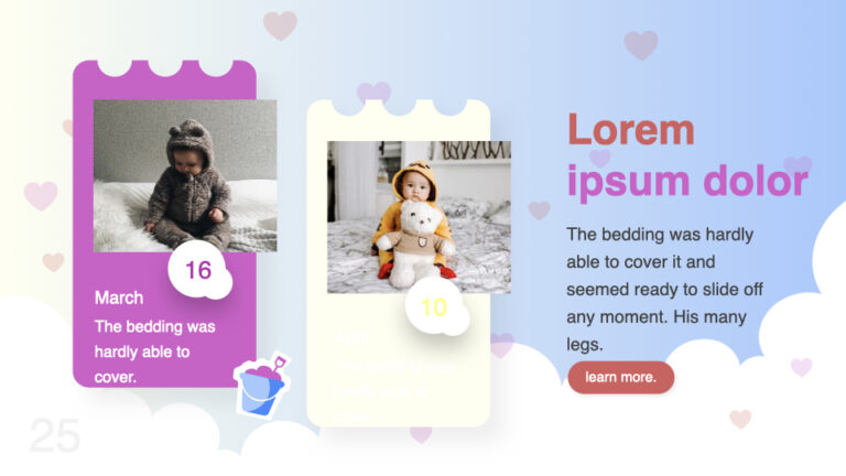 Cute Baby Google Slides Theme – MasterBundles
