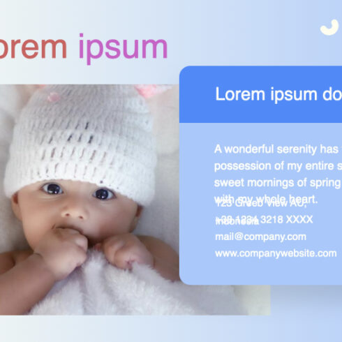 Cute Baby Google Slides Theme | Master Bundles