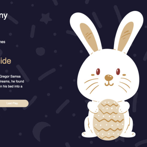 Cute Bunny Presentation Template | MasterBundles