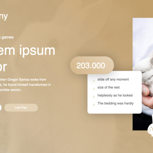 Cute Bunny Presentation Template | Master Bundles