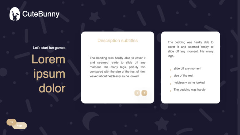 Cute Bunny Presentation Template – MasterBundles