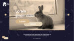 Cute Bunny Presentation Template – MasterBundles