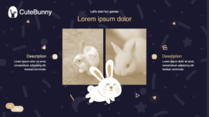Cute Bunny Presentation Template – MasterBundles