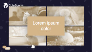 Cute Bunny Presentation Template – MasterBundles