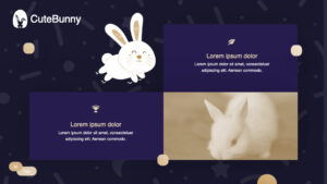 Cute Bunny Presentation Template – MasterBundles