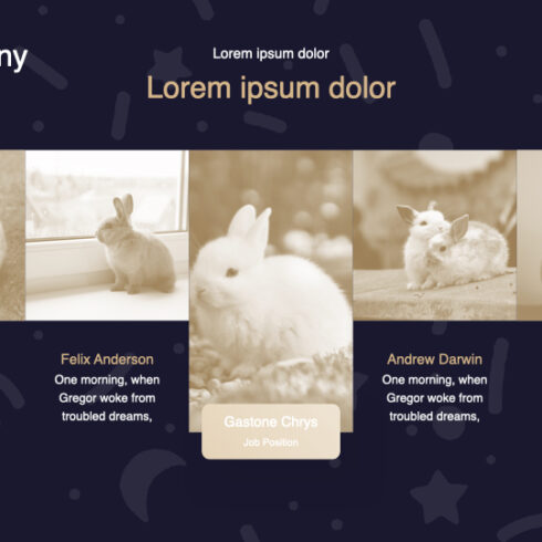 Cute Bunny Presentation Template | MasterBundles
