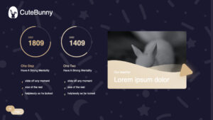 Cute Bunny Presentation Template – MasterBundles