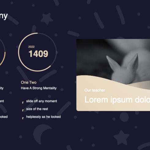 Cute Bunny Presentation Template | Master Bundles