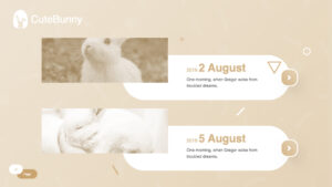 Cute Bunny Presentation Template – MasterBundles