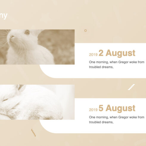 Cute Bunny Presentation Template | MasterBundles